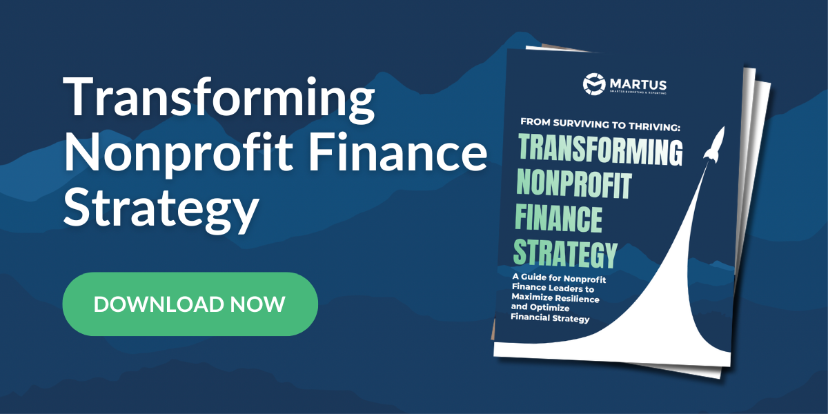 Martus | Transforming Nonprofit Finance Guide